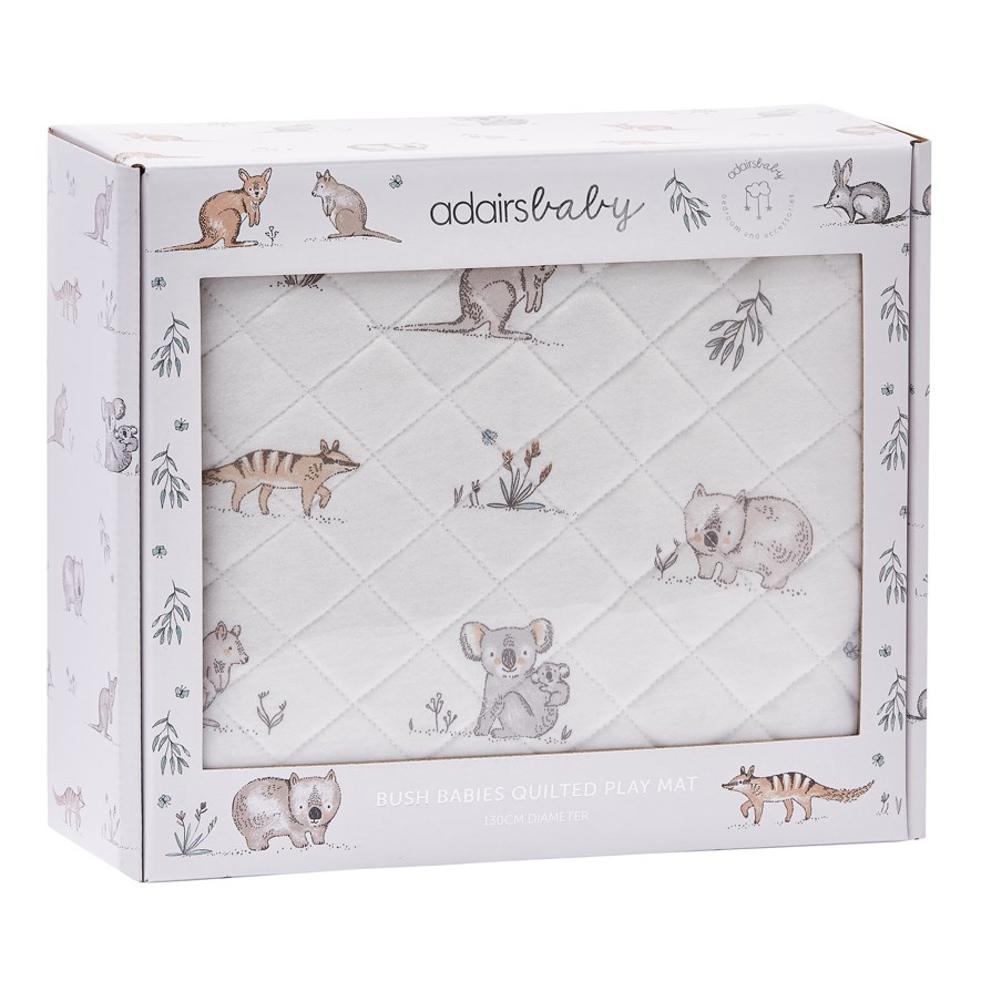 Adairs Kids - Bush Babies Quilted Jersey Play Mat | Adairs