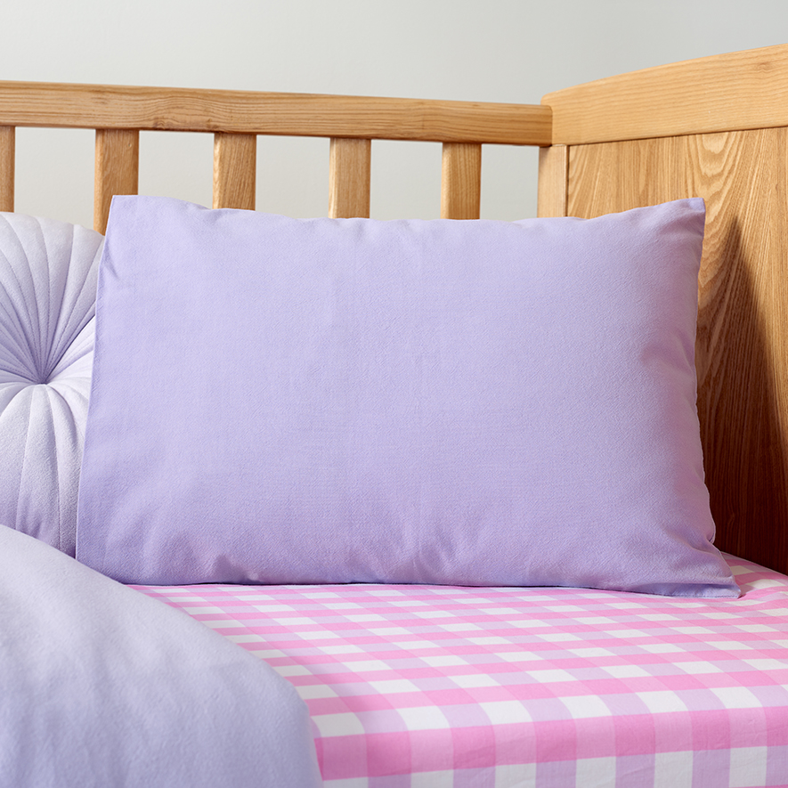 Adairs Kids - Stonewashed Cotton Lilac Cot Quilt Cover Set | Adairs