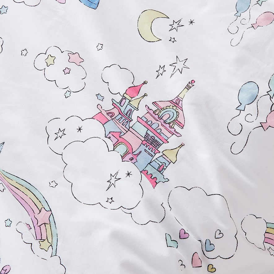 Adairs Kids - MY LITTLE PONY Rainbow Love White Cot Quilt Cover Set ...