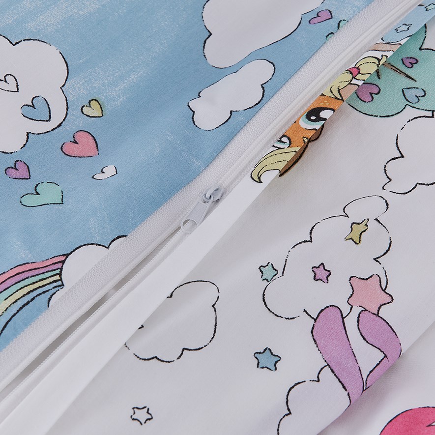 Adairs Kids - MY LITTLE PONY Rainbow Love White Cot Quilt Cover Set ...