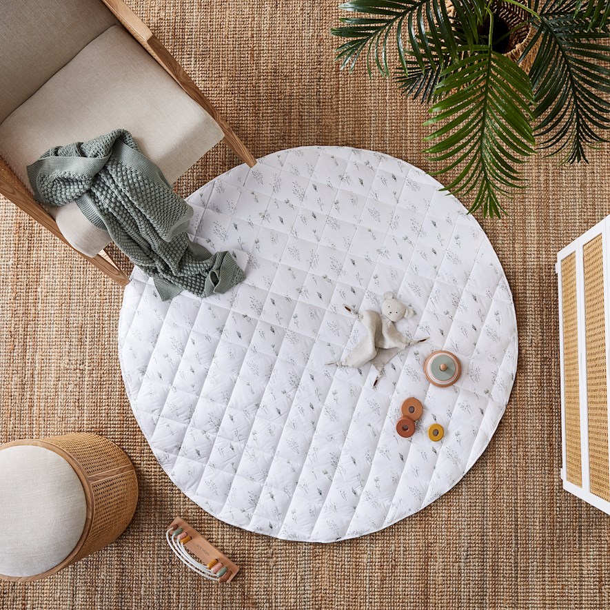 Adairs Kids - Wild Wonders White Play Mat | Adairs