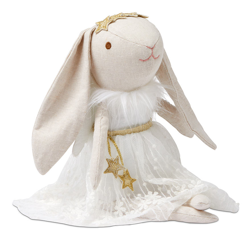 Adairs Kids - Annabelle Angel Linen Soft Toy | Adairs