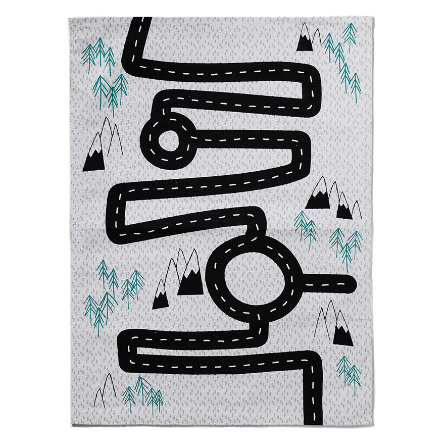 Adairs Kids - Printed Road Map Floor Rug | Adairs