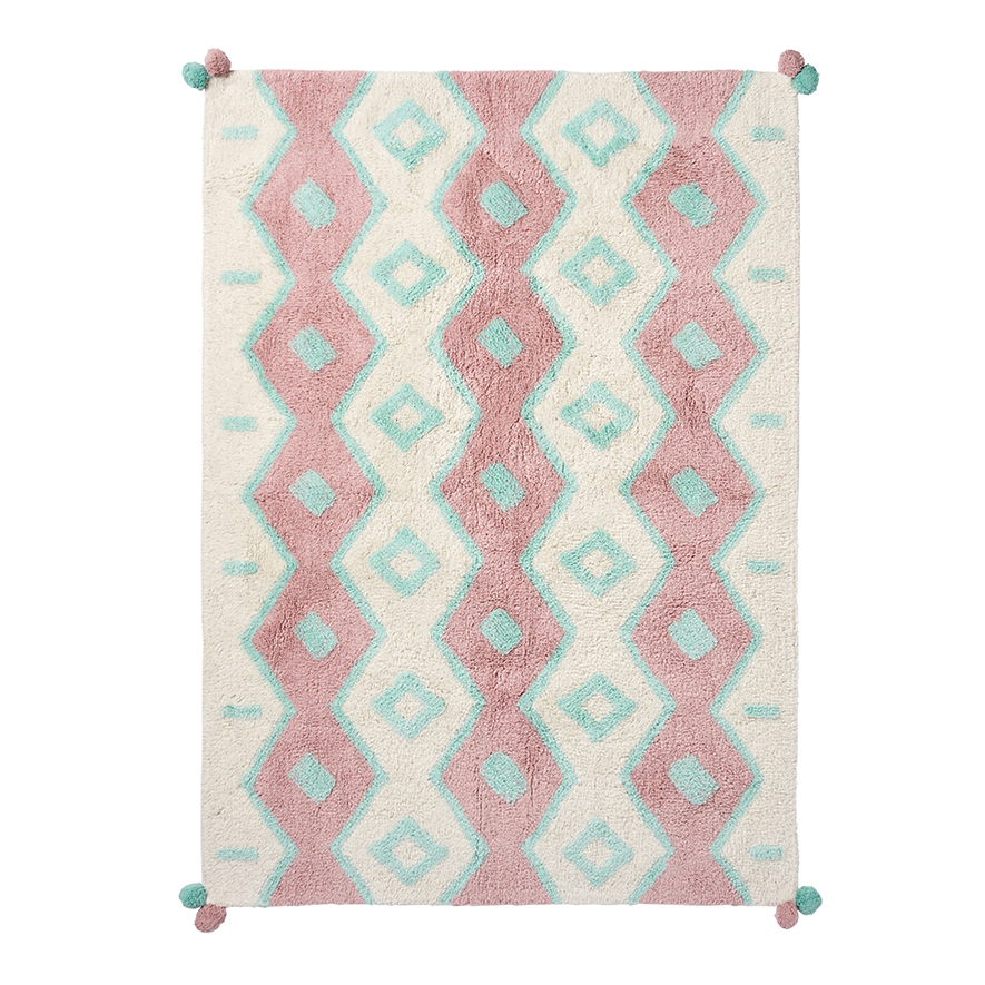 Adairs Kids - Little Wanderer Rug Sage/Lilac | Adairs
