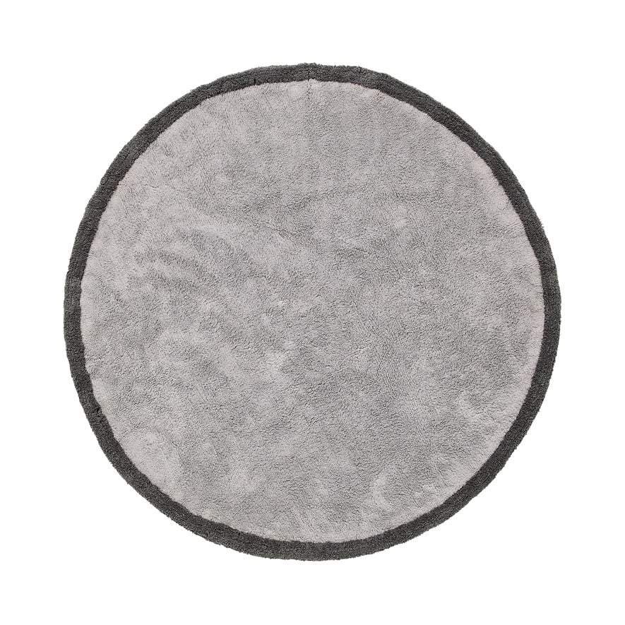 Adairs Kids - Reece Large Grey Round Rug | Adairs