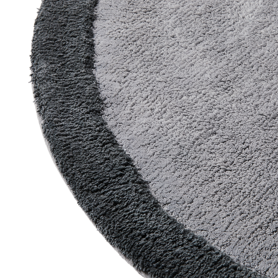 Adairs Kids - Reece Grey Round Rug | Adairs