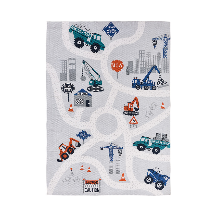 Adairs Kids - Decorative Construction Zone Rug | Adairs