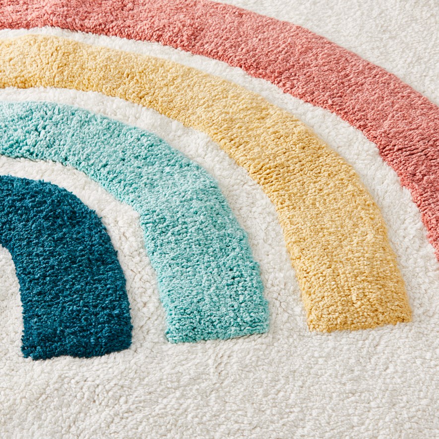 Adairs Kids - Decorative Modern Rainbow Rug | Adairs