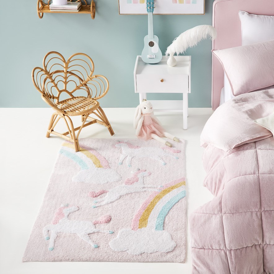Adairs Kids - Tufted Unicorn Decorative Rug | Adairs