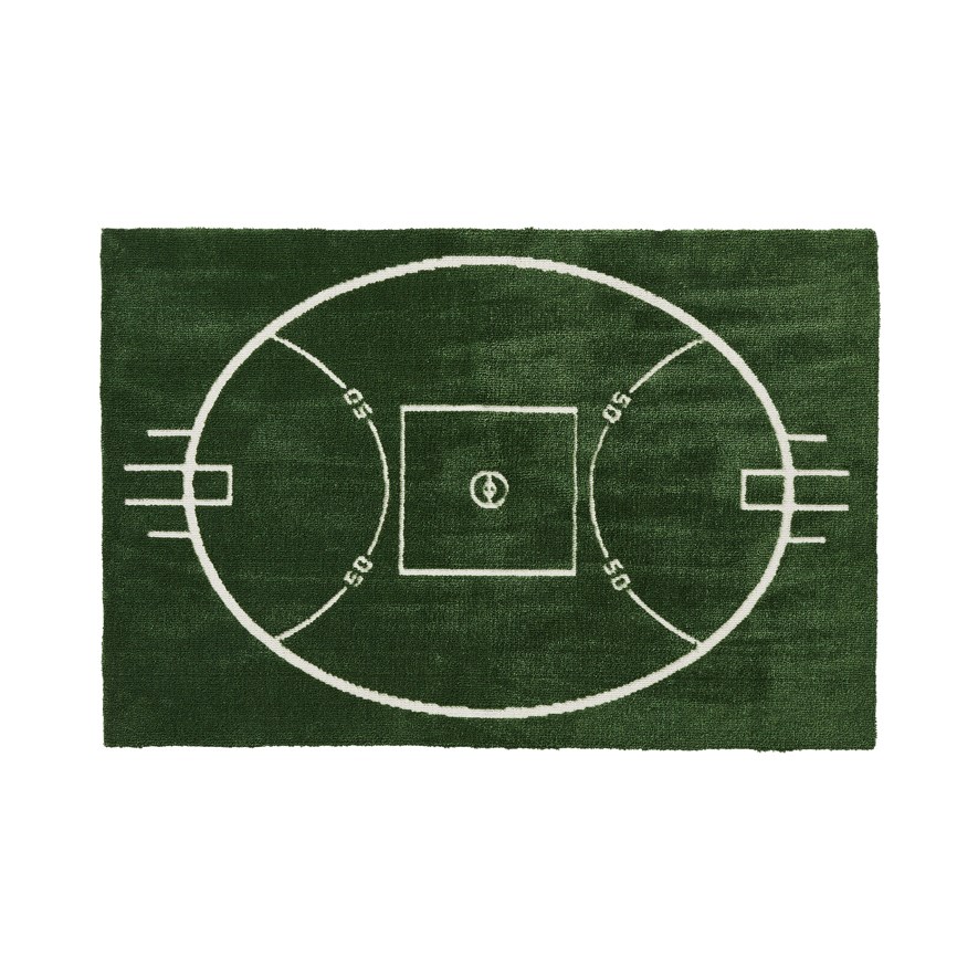 Adairs Kids - Footy Oval Novelty Rug | Adairs