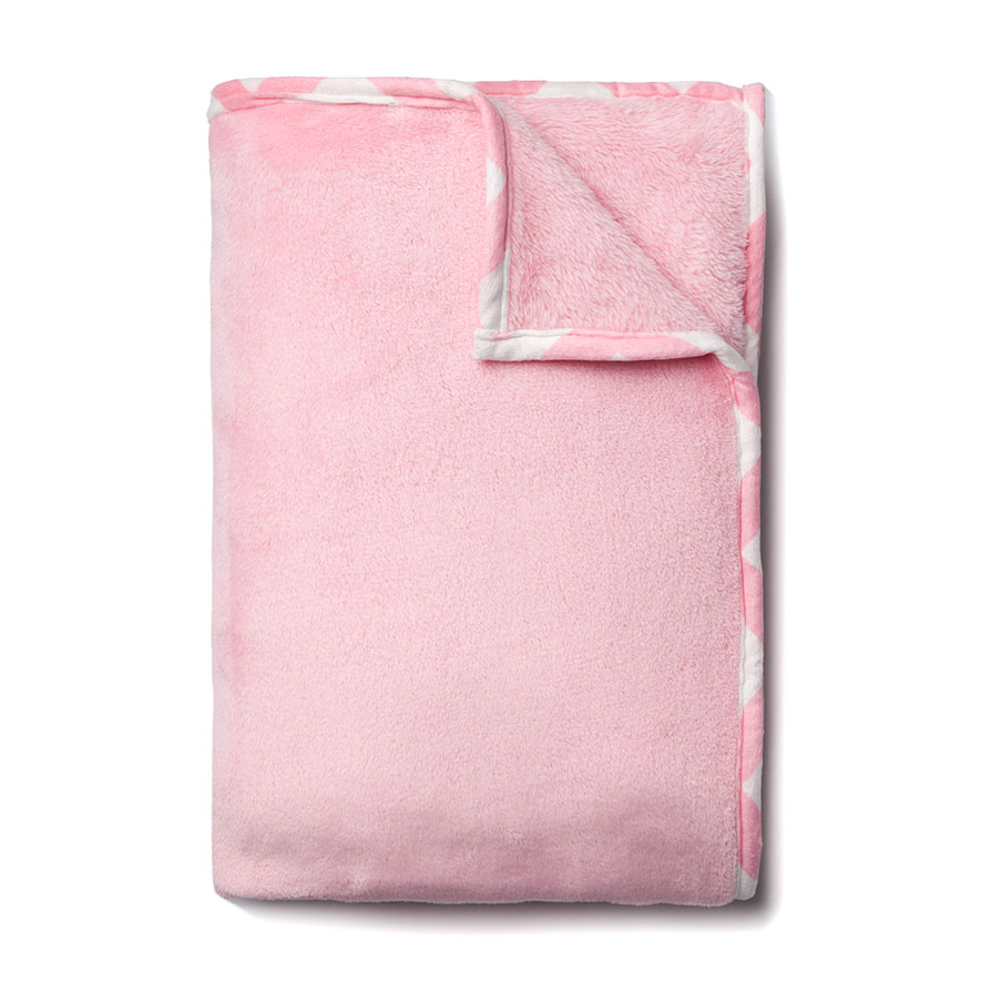 Ollie Ultra Soft Pink Throw - Home & Gifts - Throws - Adairs Kids Online