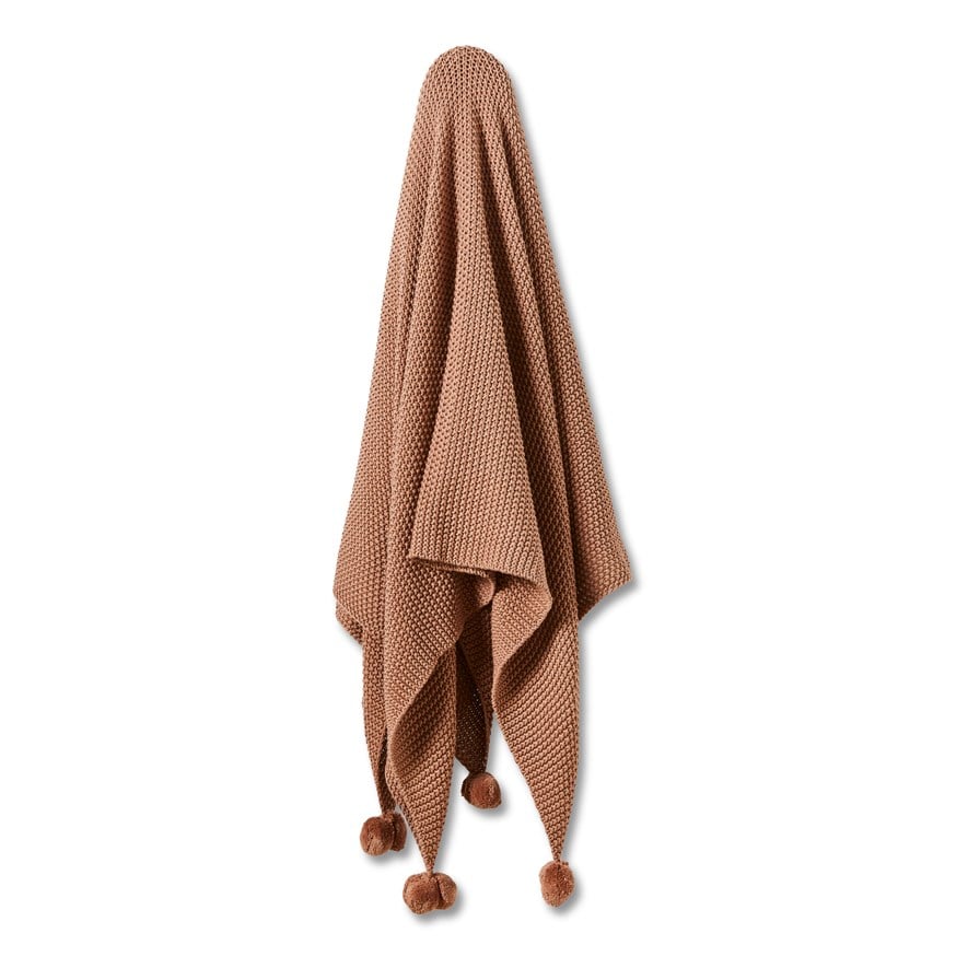 Adairs Kids - Billie Cotton Clay Throw | Adairs