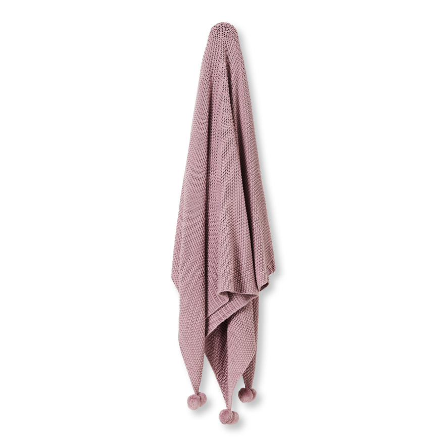 Adairs Kids - Billie Cotton Lilac Throw | Adairs