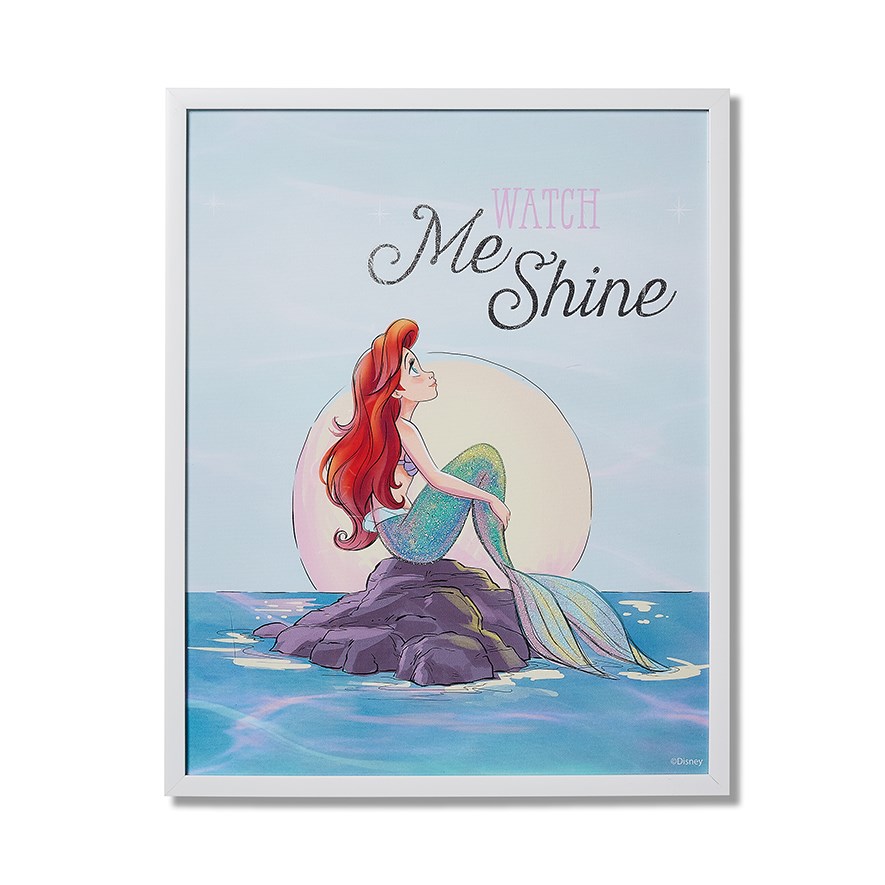 Adairs Kids - Little Mermaid Watch Me Shine Wall Art | Adairs