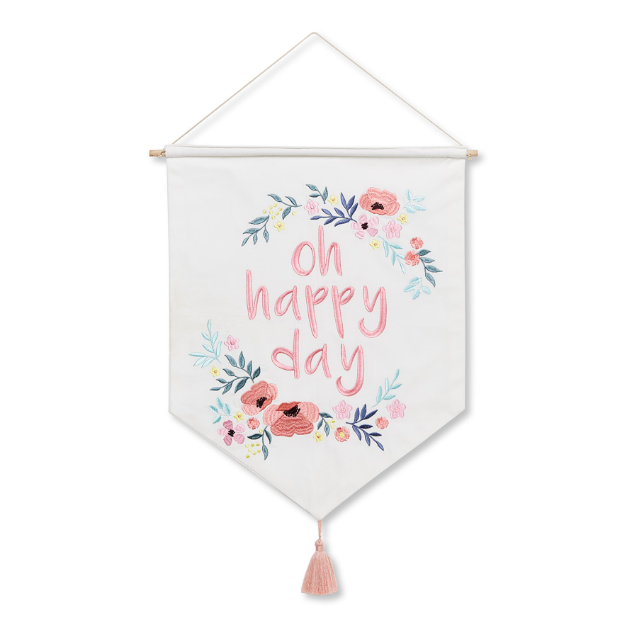 Adairs Kids - Poppy Floral Wall Hanging | Adairs