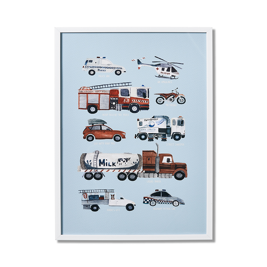 Adairs Kids - Gridlock Wall Art | Adairs