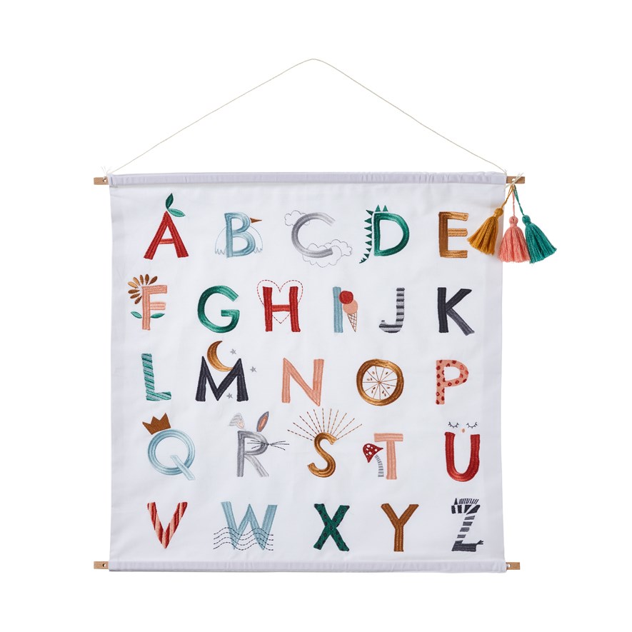 Adairs Kids - Decorative Wall Hanging ABC Chart | Adairs