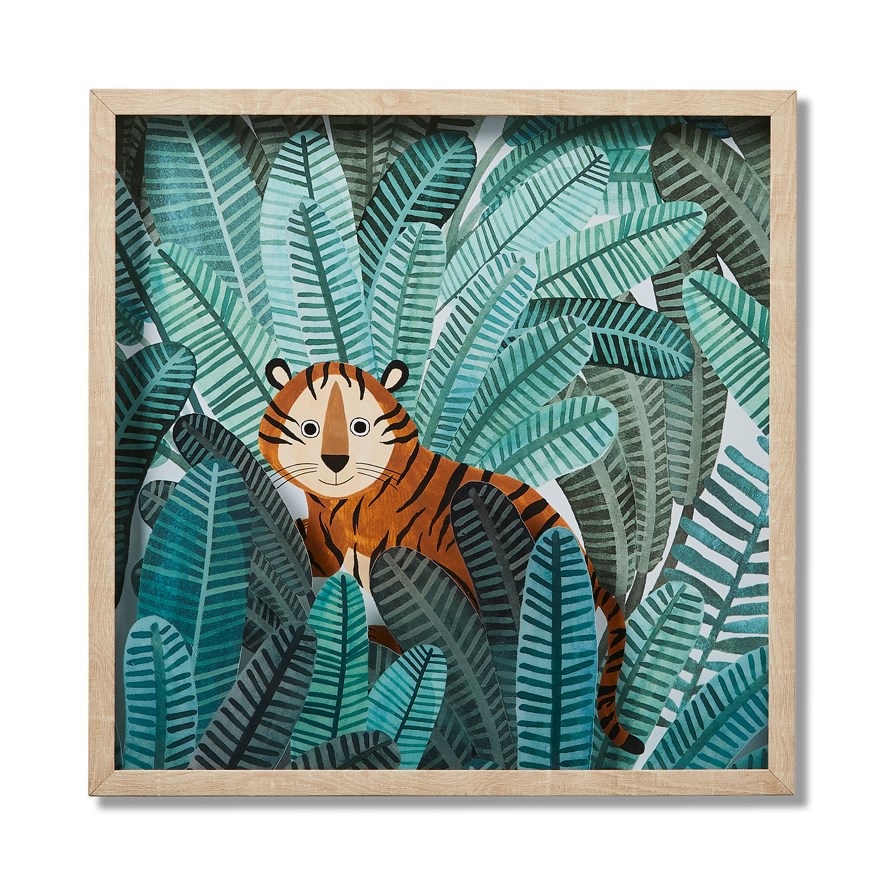 Adairs Kids - Tiger Trouble Wall Art | Adairs