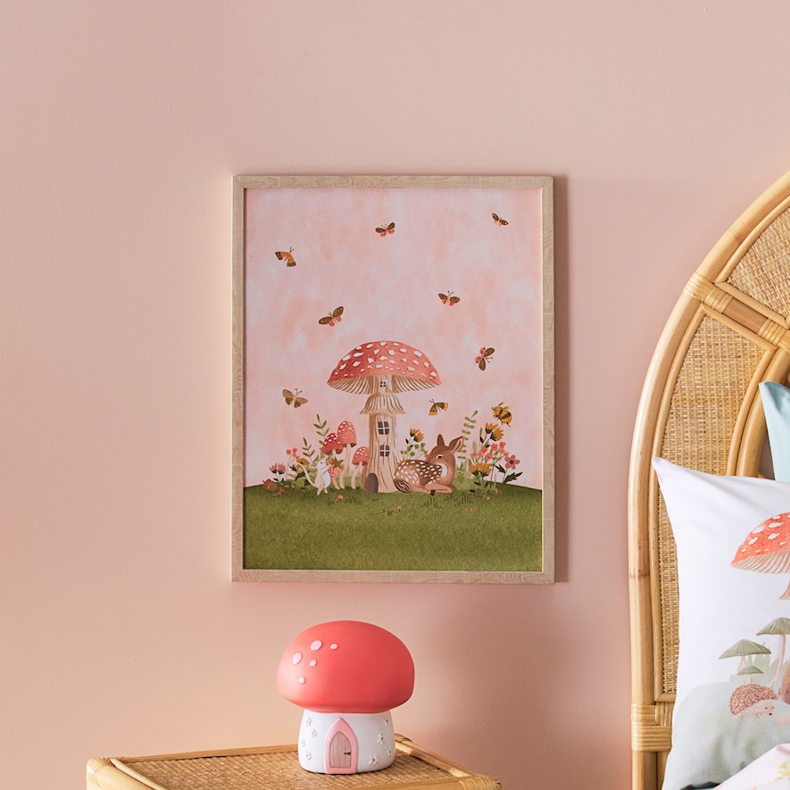 Adairs Kids - Toadstool Village Wall Art | Adairs