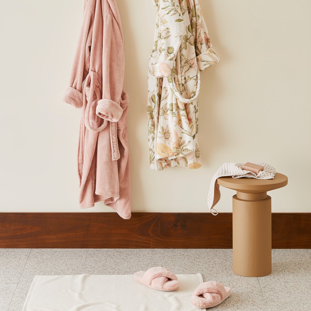 Ultra Soft Rose Bathrobe | Adairs