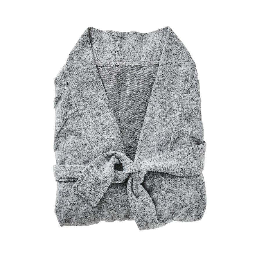 Alpine Grey Marle Supersoft Bathrobe | Adairs