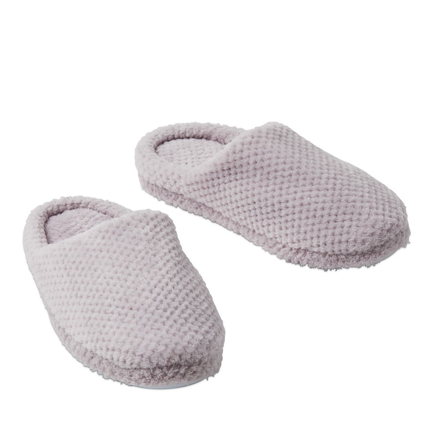 Super Soft Lavender Waffle Slipper | Adairs