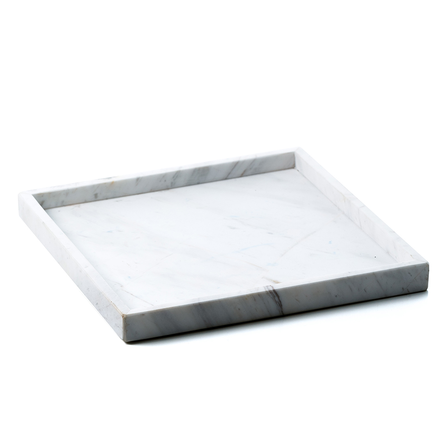 Eastside Marble Square Tray | Adairs