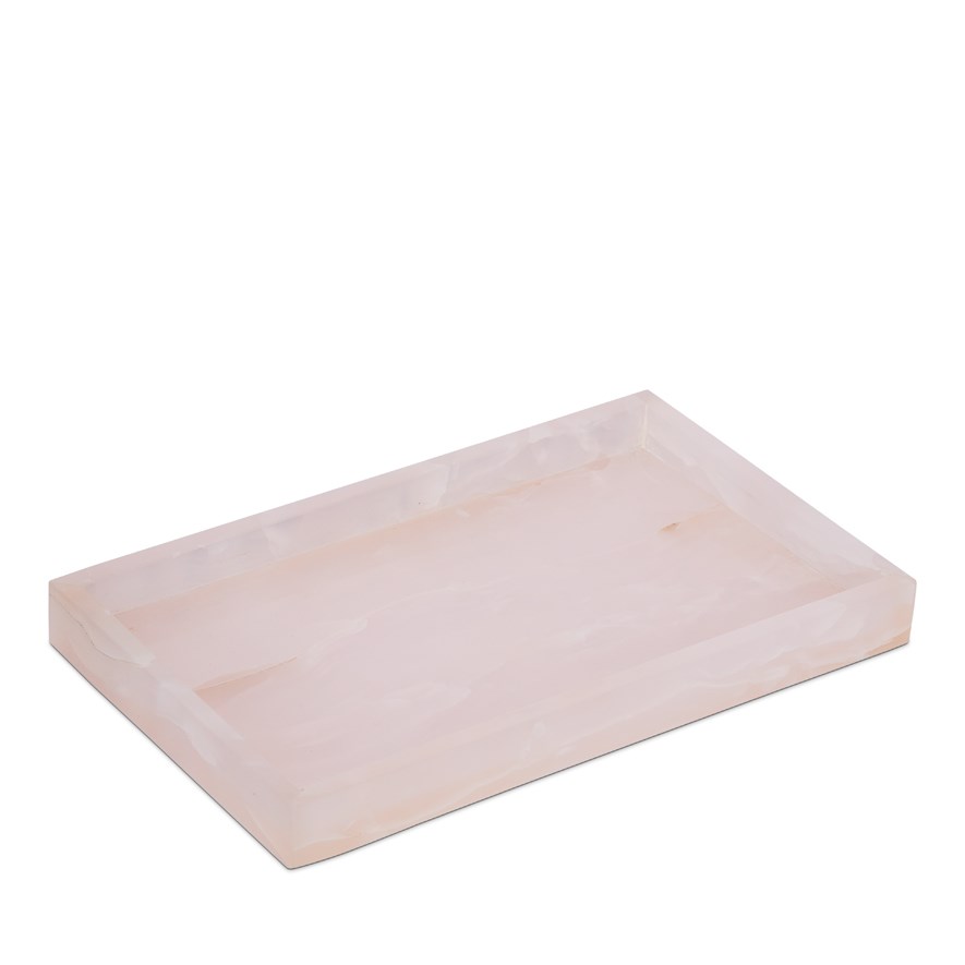 Home Republic - Eastside Pink Marble Tray | Adairs