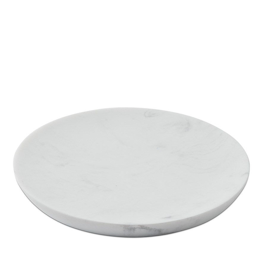 Helsinki White Small Round Tray | Adairs