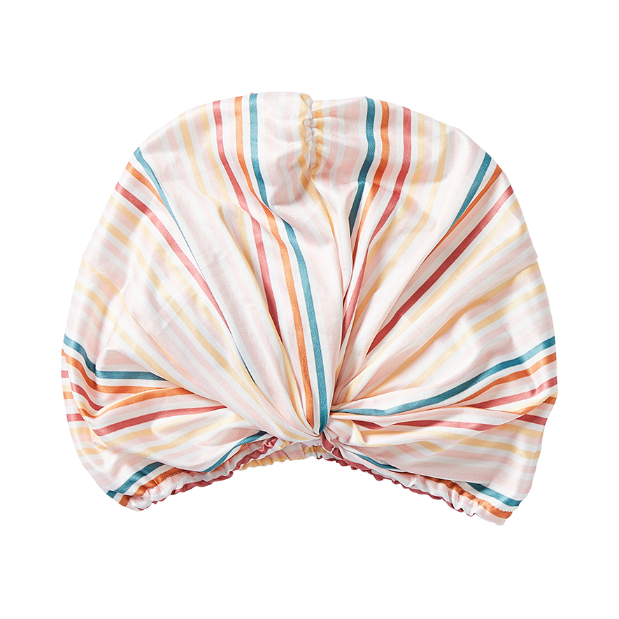 Printed Retro Stripe Shower Cap | Adairs