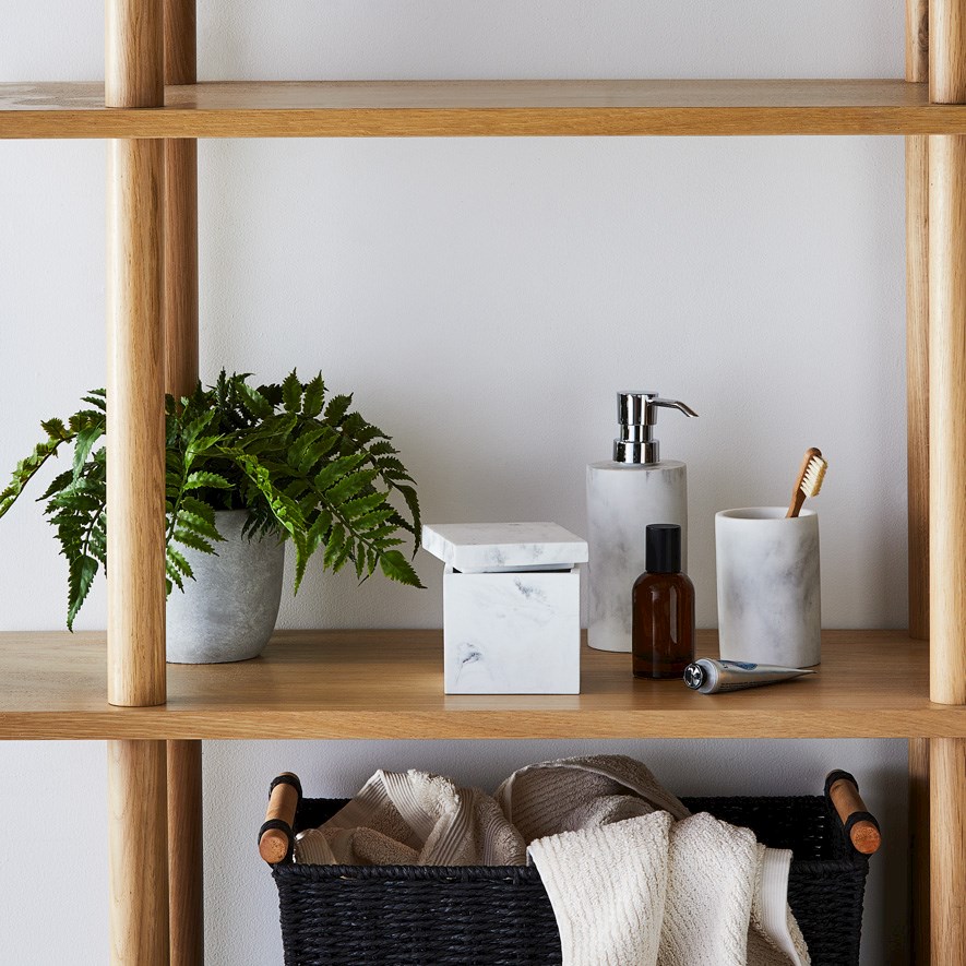 Mercer + Reid - Milan White Small Storage Box | Adairs