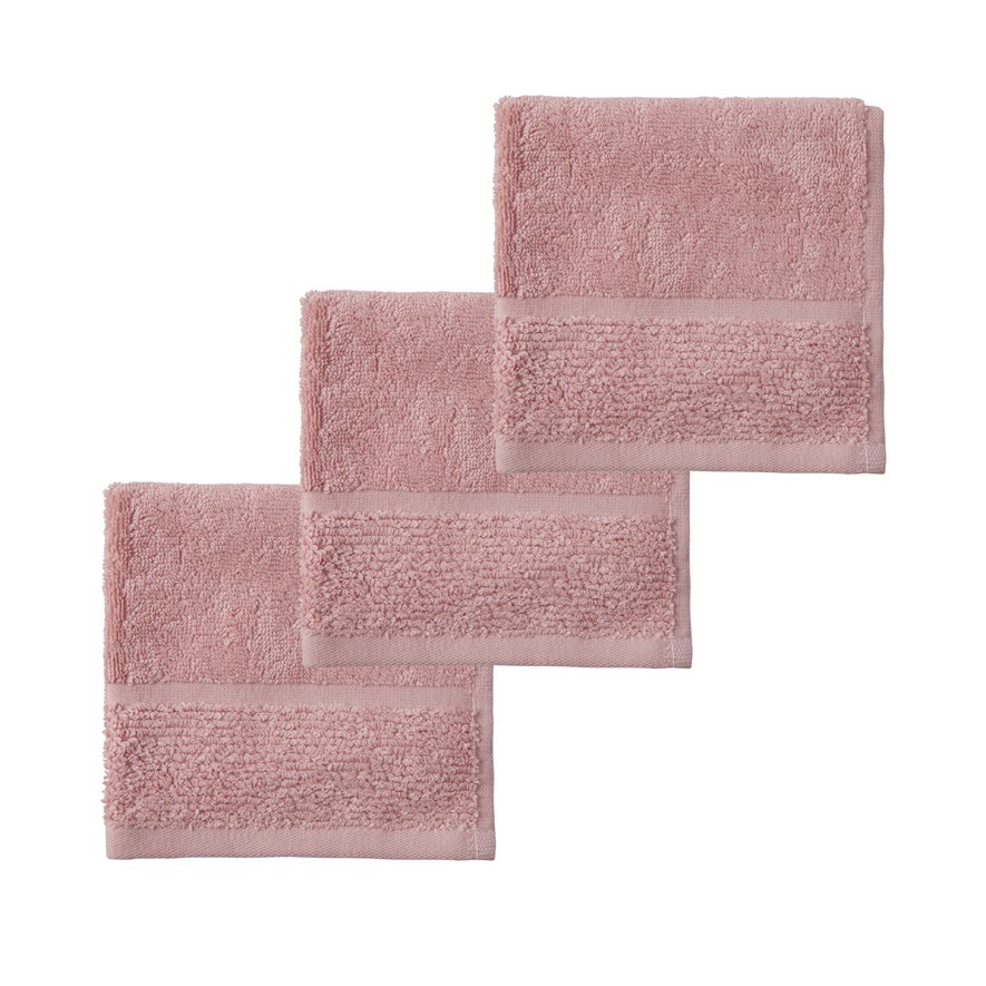 Escape Powder Pink Face Washers | Adairs