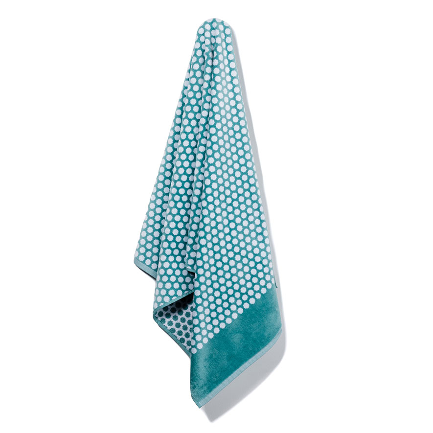 Home Republic - Eclipse Towel Seaglass & White | Adairs