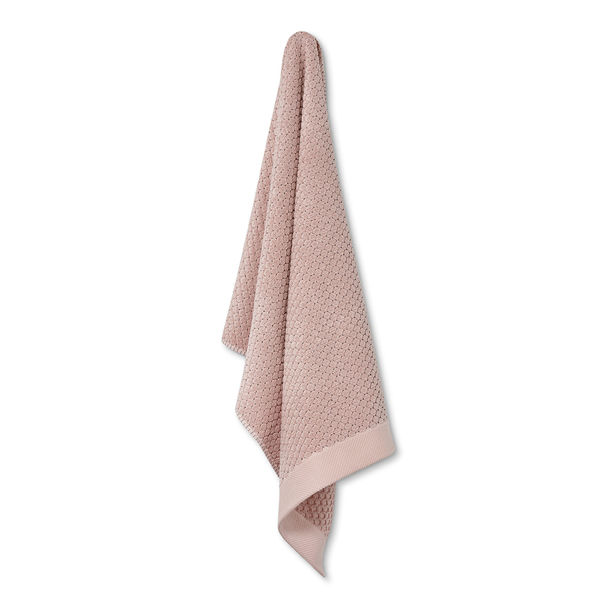 Navara Rose Textured Bamboo Cotton Towel Range | Adairs