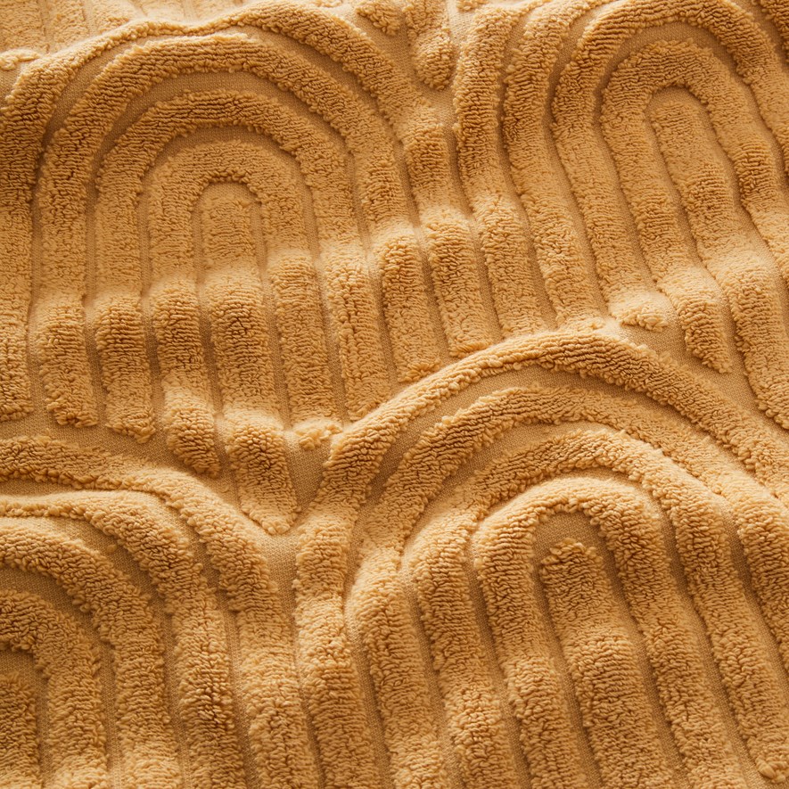 Archie Mustard Towel Range | Adairs