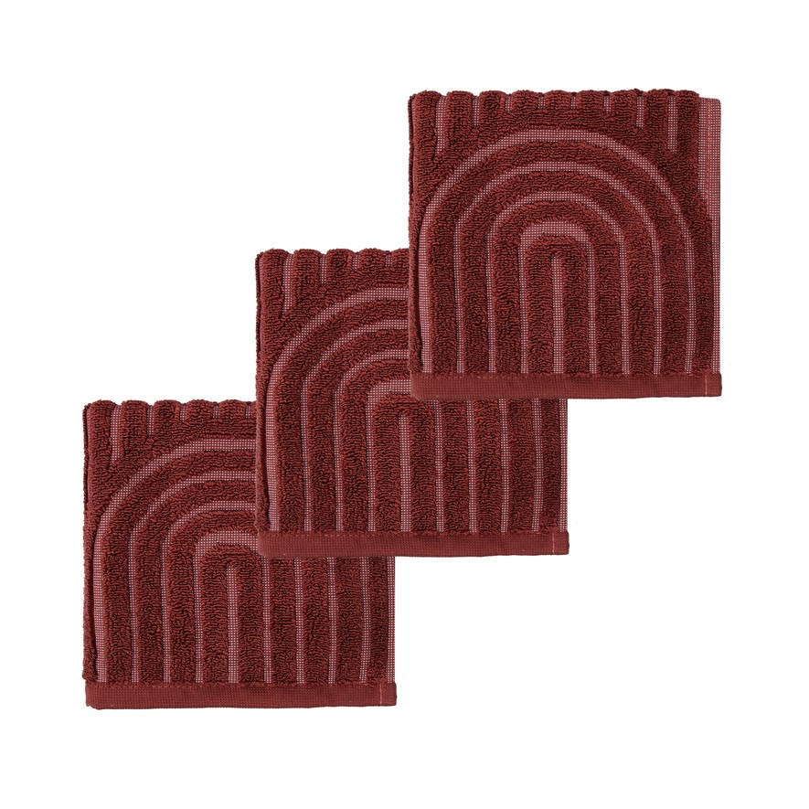 Archie Clay Face Washer Pack of 3 | Adairs