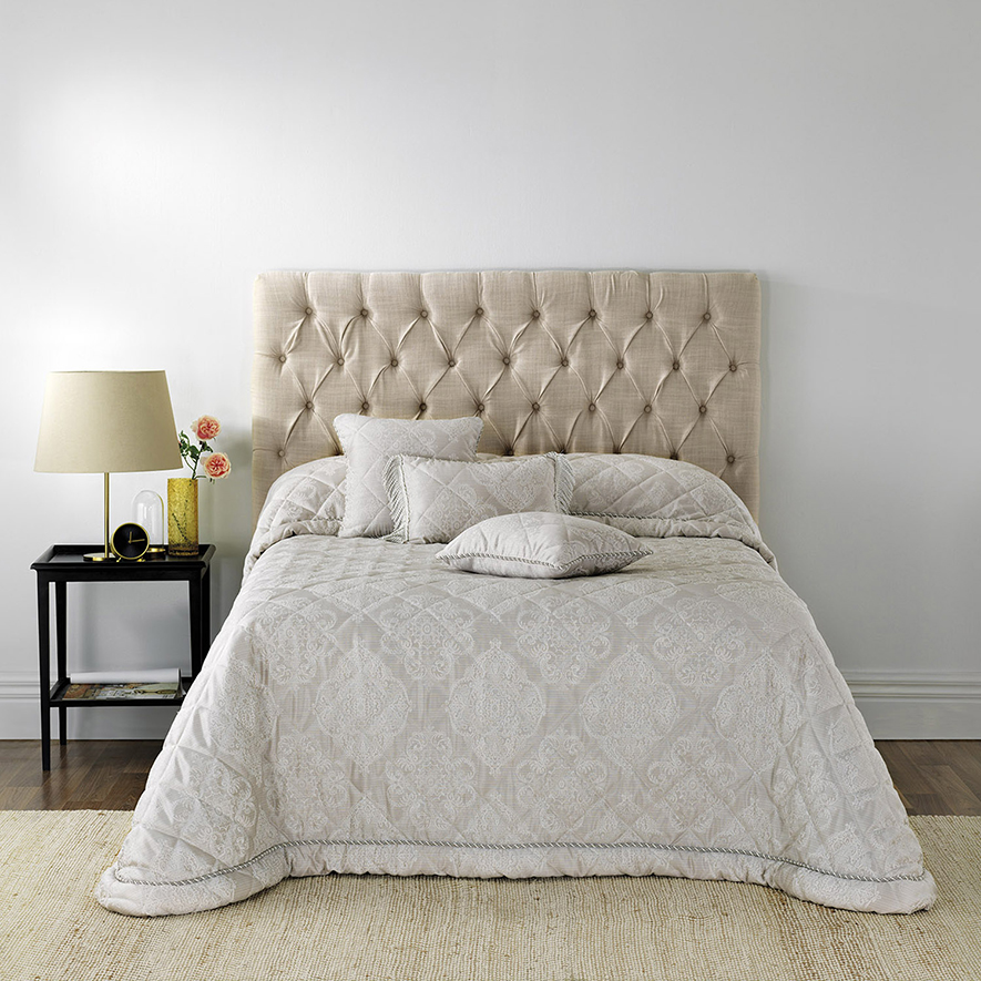 Bianca - Eleanor Silver Bedspread Set + Accessories | Adairs