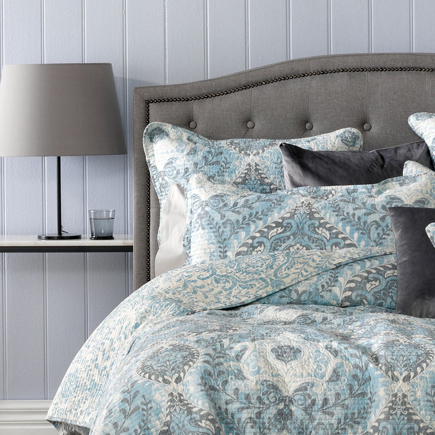 Bianca - Braidwood Blue Bedspread Set | Bedroom | Adairs