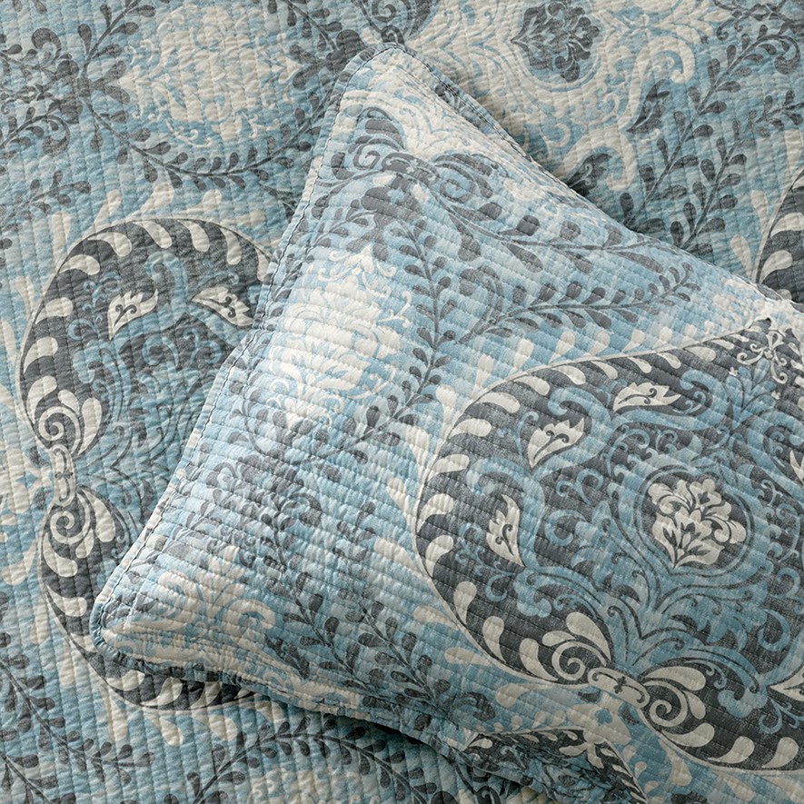 Bianca - Braidwood Blue Bedspread Set + Accessories | Adairs