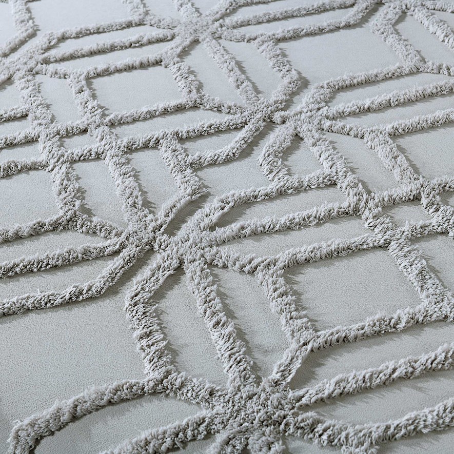 Bianca - Willow Silver Coverlet Set + Accessories | Adairs