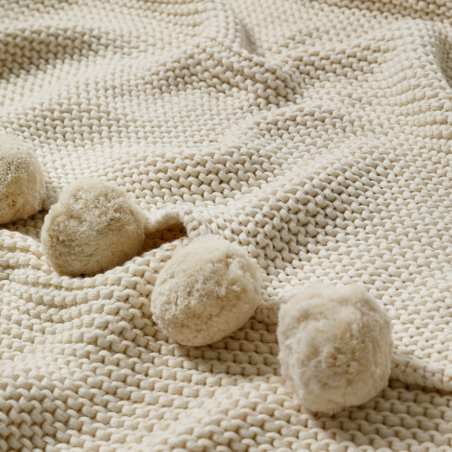 Marrakesh Blanket Natural - Bedroom Blankets Home Republic