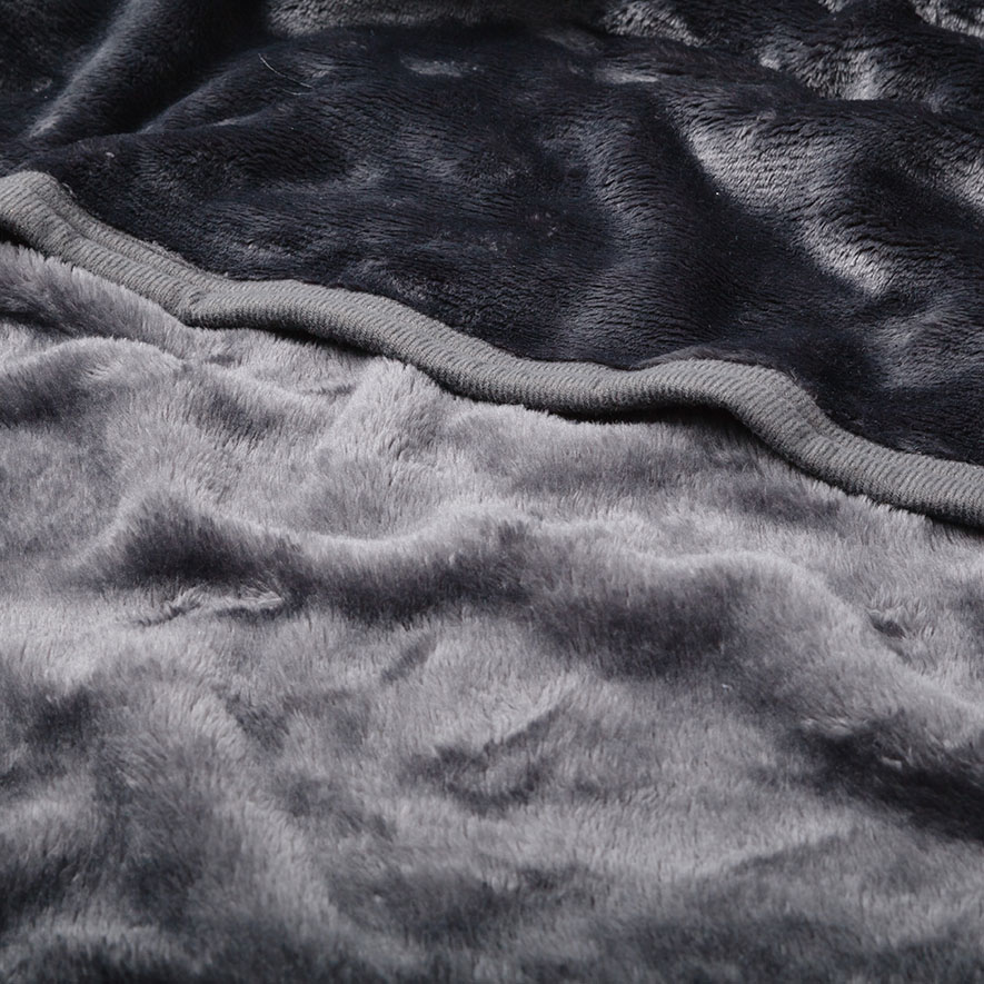 Mercer + Reid - Ultra Soft Coal Blanket | Adairs