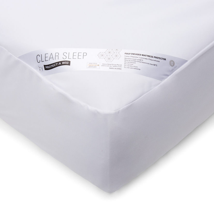 Clear Sleep Fully Encased Mattress Protector | Adairs