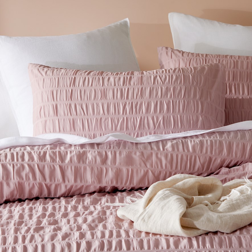 Kizzy Pink Quilt Cover Set + Separates | Adairs