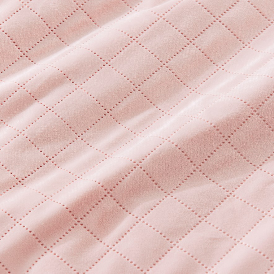 Zander Velvet Pink Coverlet Set + Separates | Adairs