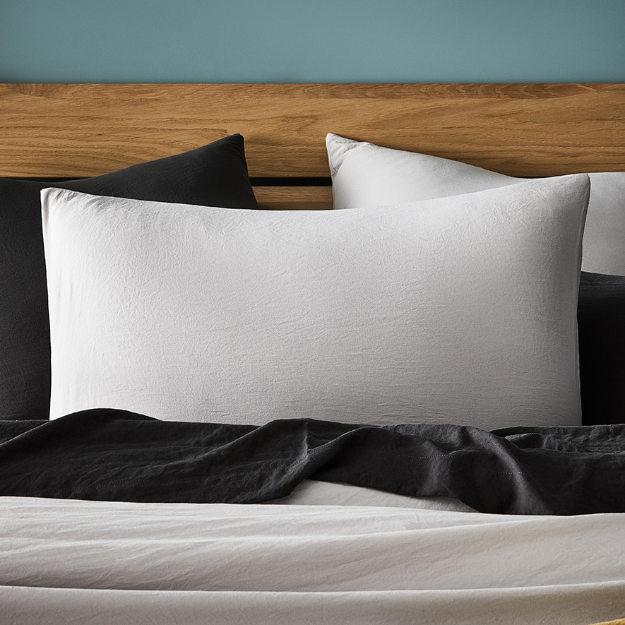 Microplush Silver Quilt Cover Set + Separates | Adairs