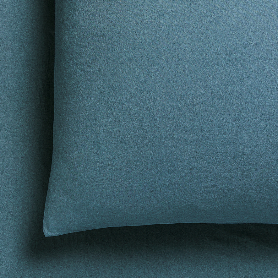 Microplush Azure Sheet Set | Adairs
