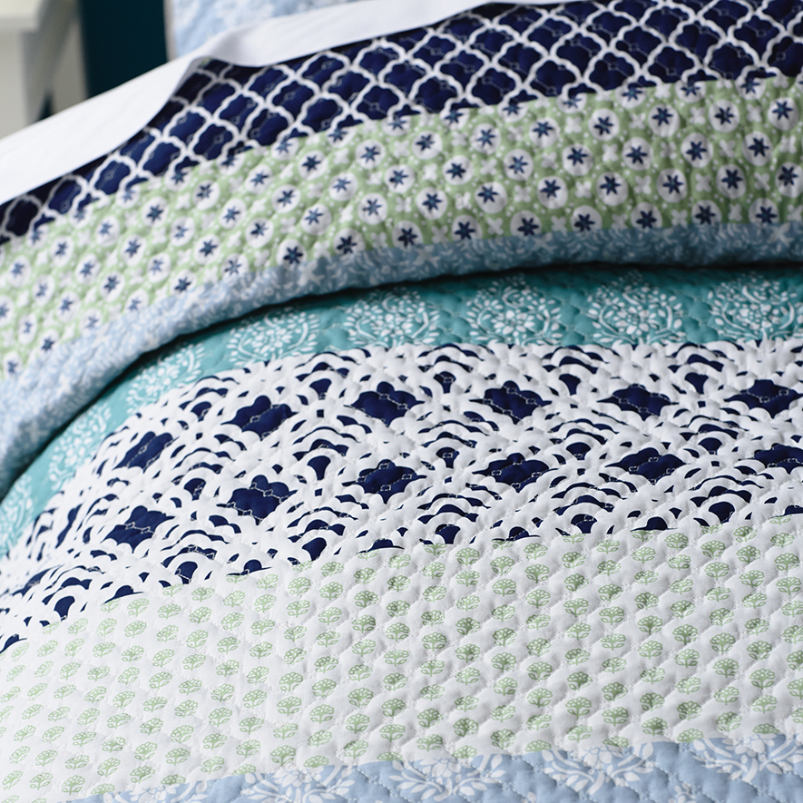 Mercer + Reid - St Ives Blue Quilt Cover Separates | Adairs