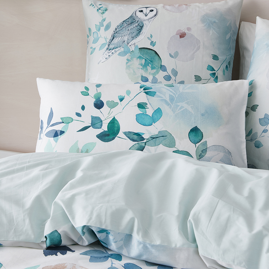 Metro - Alba Mint Quilt Cover Set + Separates | Adairs
