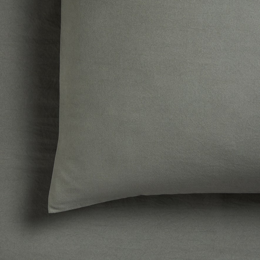 Microplush Olive Sheet Set | Adairs